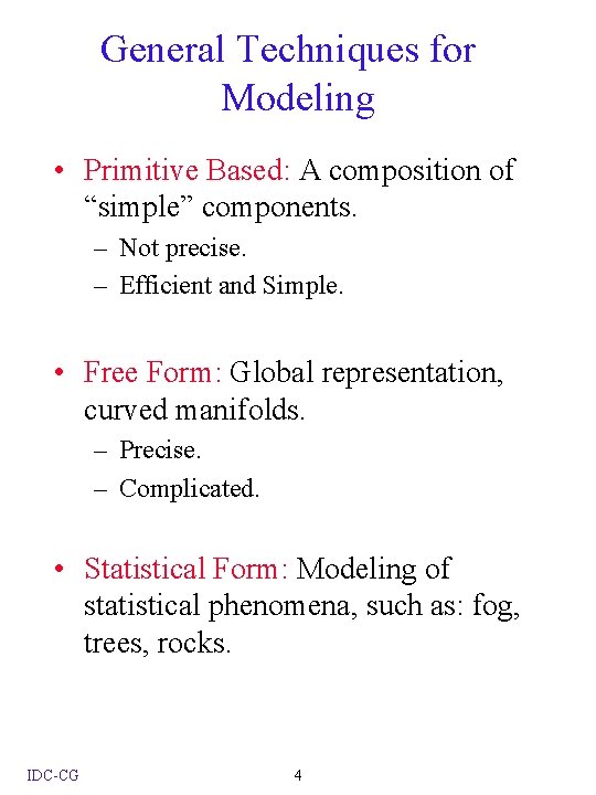 Solid Modeling Chapter 11 12 in FVD Chapter