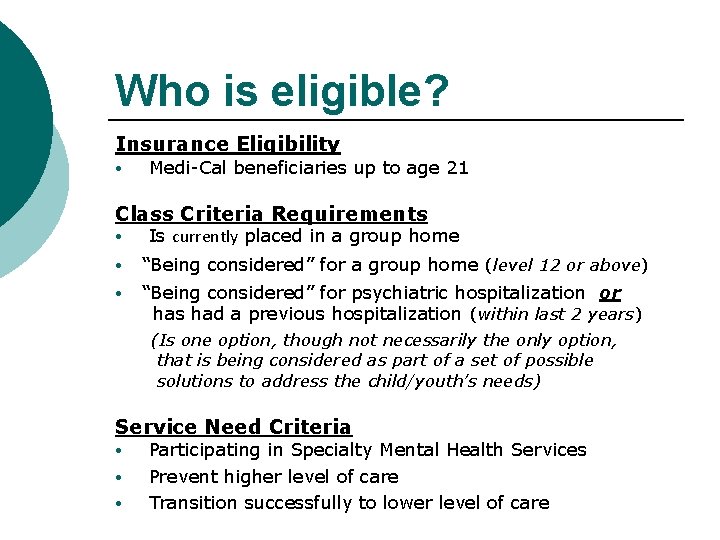 Therapeutic Behavioral Services TBS Mental Health Board System