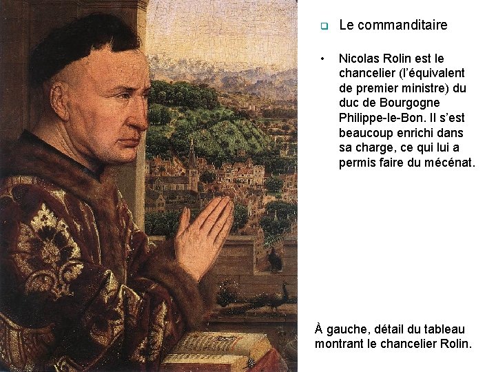 La vierge au chancelier Rolin Tableau de Jan