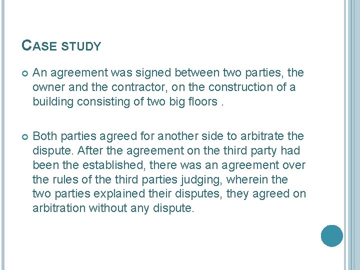 CAUSES OF DISPUTES Prepared by 1 Ali Jamous