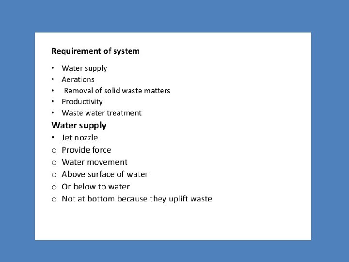 Raceways aquaculture Introduction Raceways are considered flowthrough ...