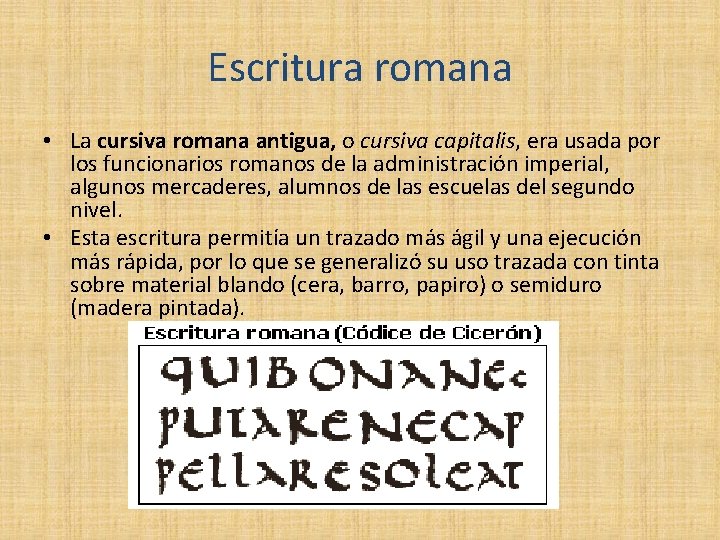 Historia de la escritura Mara Sanz IES Fortuny