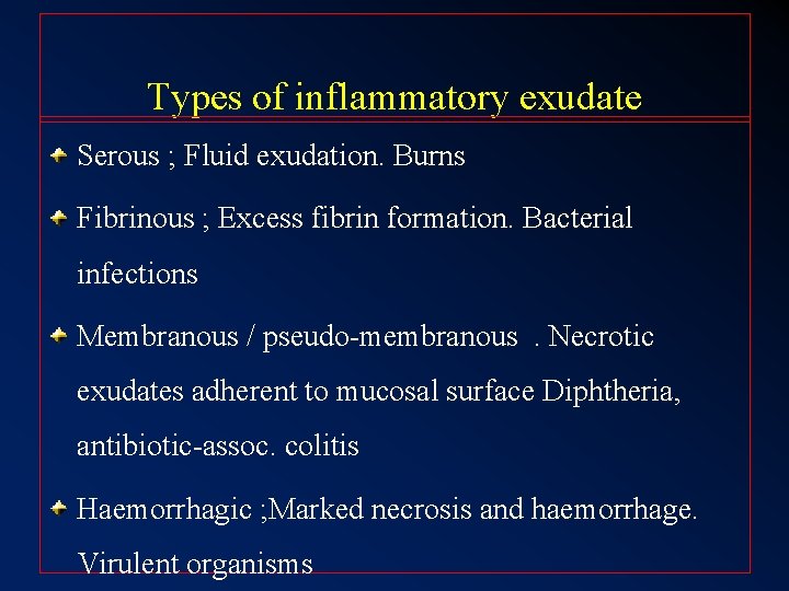 Inflammation Inflammation The response of living vascularised tissues