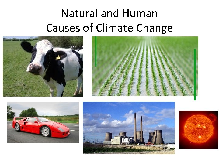 Natural and Human Causes of Climate Change Alone