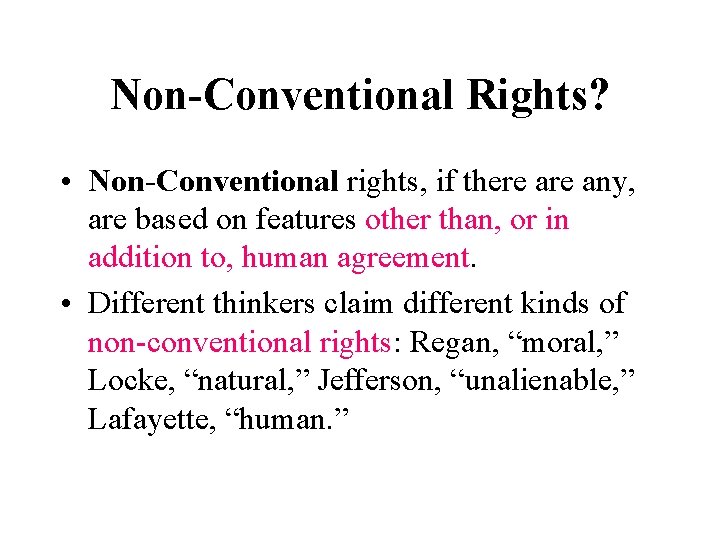 How to Talk About Rights What is a