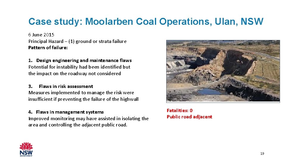 Learning from disasters For practising certificate holders quarry