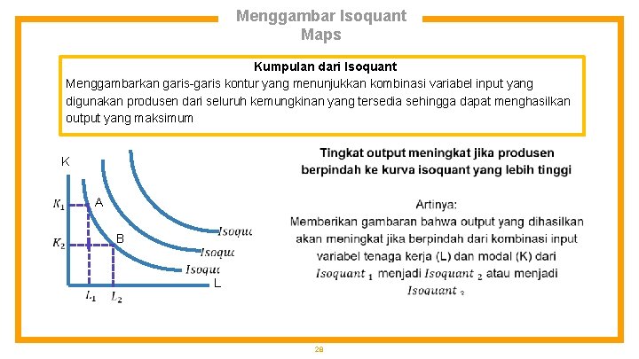 Pertemuan 6 Konsep Dasar Analisis Produksi TIM PENGAMPU