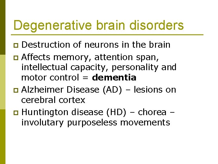 Central Nervous System Divisions of the Brain p