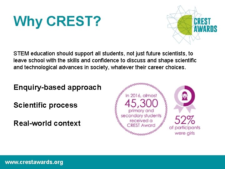 Recognising and rewarding STEM project work What is