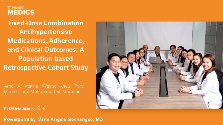 FixedDose Combination Antihypertensive Medications Adherence and ...