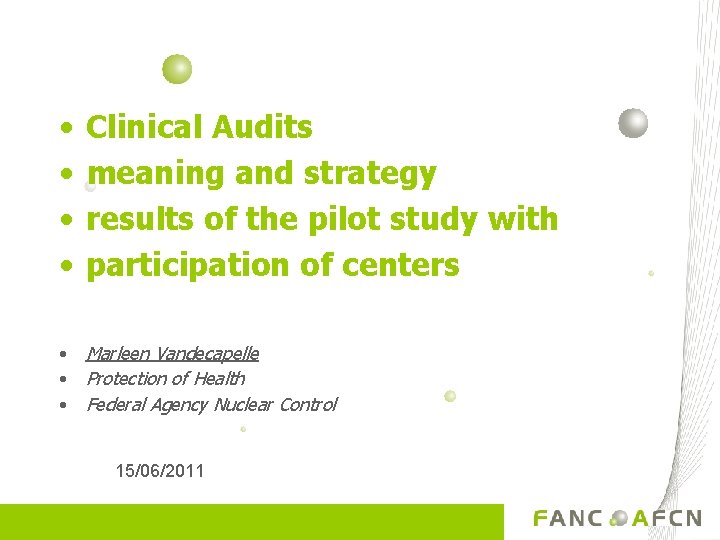 Clinical Audits meaning and strategy results of the