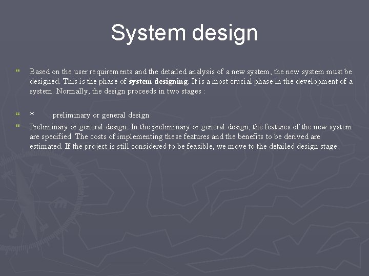 System Design and Analysis By Scott Brase References