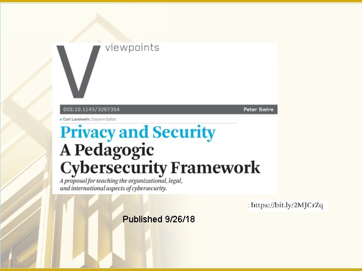 Expanding the OSI Stack to Describe Categories of
