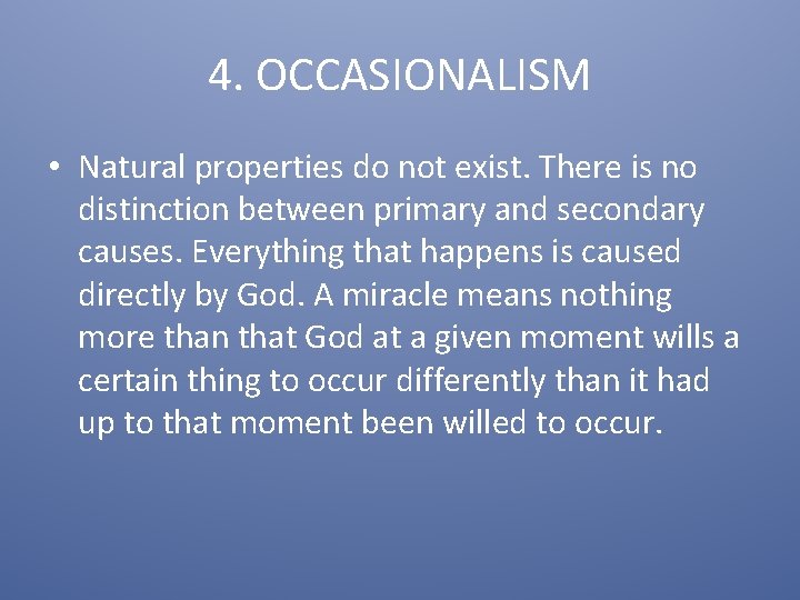 HOW DOES GOD RELATE TO THE WORLD 1