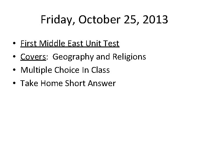 2013 Religions of the Middle East Lesson Plan