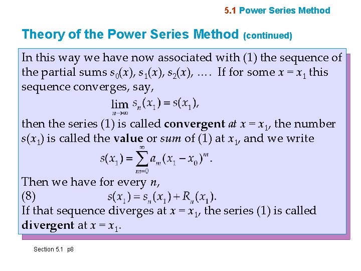5 1 Section 5 1 p 1 Power