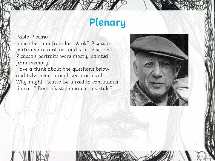 Formal Elements Continuous Line drawing Photo courtesy of