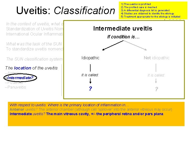 Uveitis Basics What is uveitis Uveitis Basics What