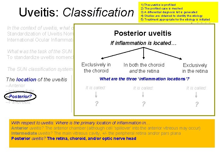 Uveitis Basics What is uveitis Uveitis Basics What