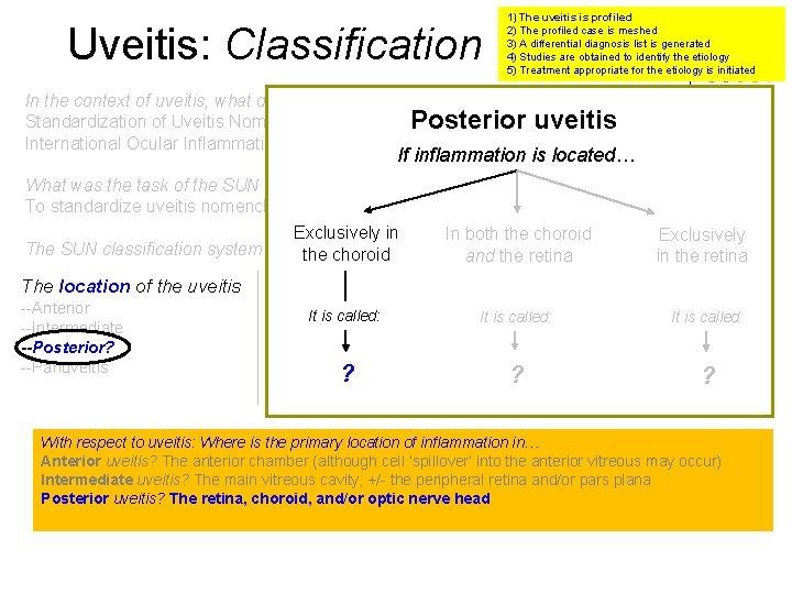 Uveitis Basics What is uveitis Uveitis Basics What
