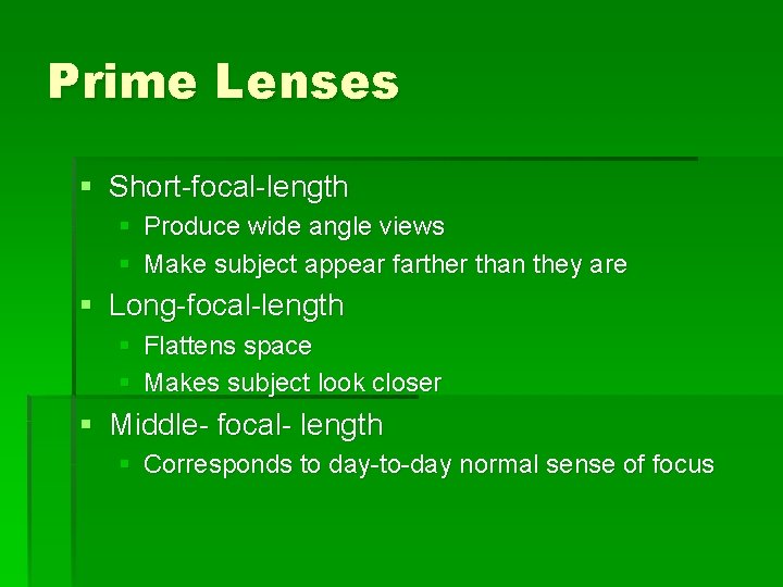Cinematography Process of capturing moving images on film