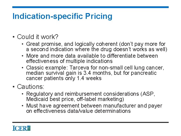 Demystifying the Options for ValueBased Drug Pricing Sarah