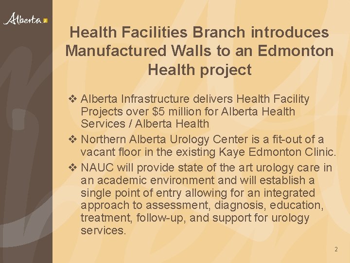 Manufactured Construction Alberta Infrastructures Perspective on ...