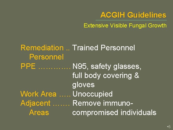 American Conference of Governmental Industrial Hygienists Bioaerosols ...