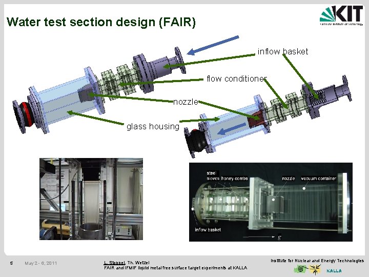 FAIR and IFMIF liquid metal free surface target