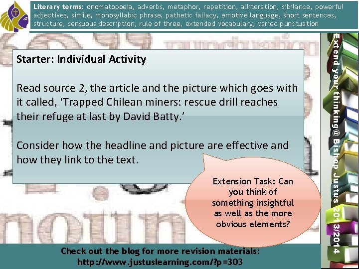 Literary terms onomatopoeia adverbs metaphor repetition alliteration ...