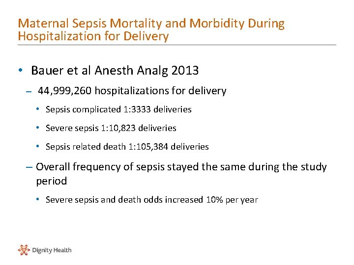 Incidence Definitions Pathophysiology Prevalence of Severe Sepsis Septic