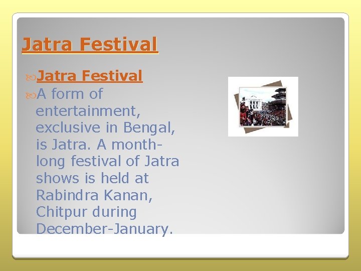 Fairs and Festivals of West Bengal Developed by