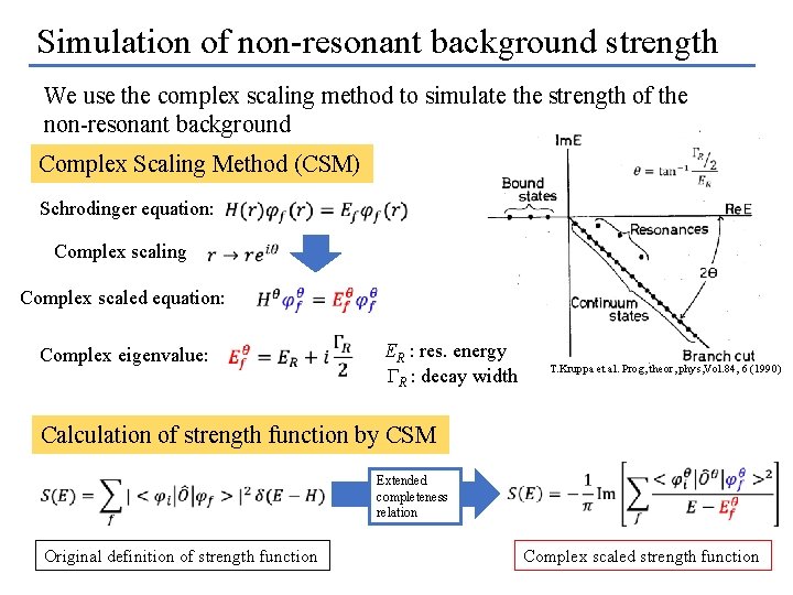 Theoretical evaluation of nonresonant background strength By R