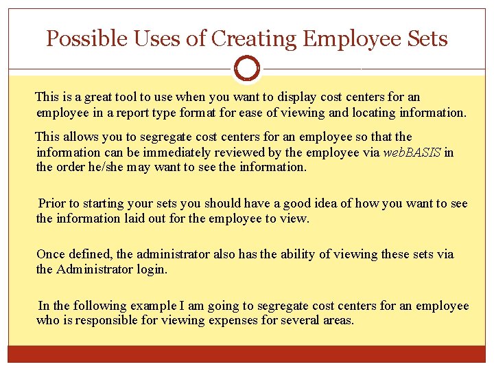 How to Create Employee Sets STEP BY STEP