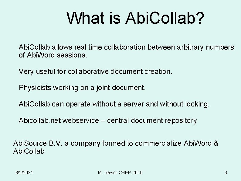 Abi Word Abi Collab Real Time Document collaboration