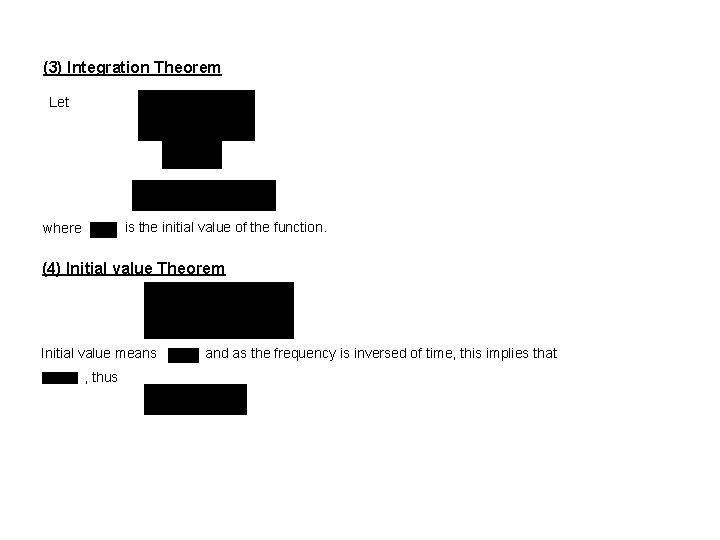 Modeling OBJECTIVE Revision on Laplace transform Poles and