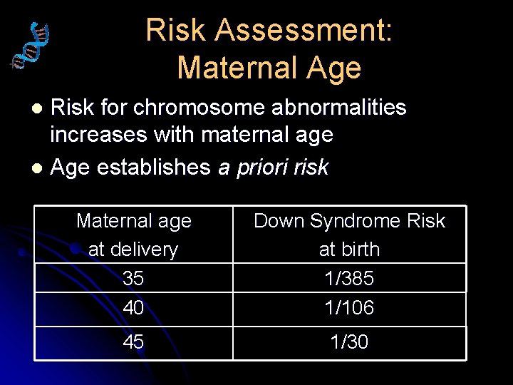 Whats New in Prenatal Genetic Screening Pamela M