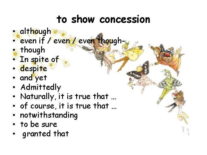 Linking Transitional words and phrases to indicate sequence