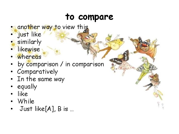 Linking Transitional words and phrases to indicate sequence