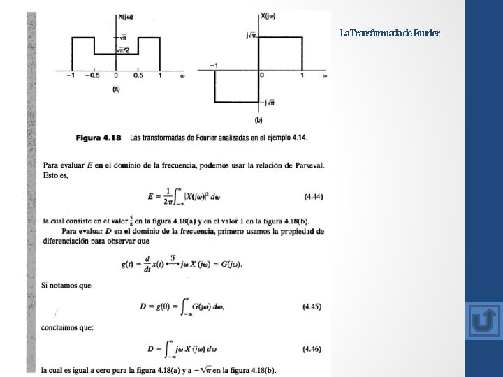 La Transformada de Fourier Definicin de la transformada