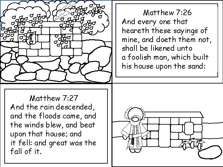 Lesson 12 Primary 7 New Testament The House