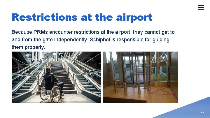 PRM Awareness Training Welcome to Amsterdam Airport Schiphol