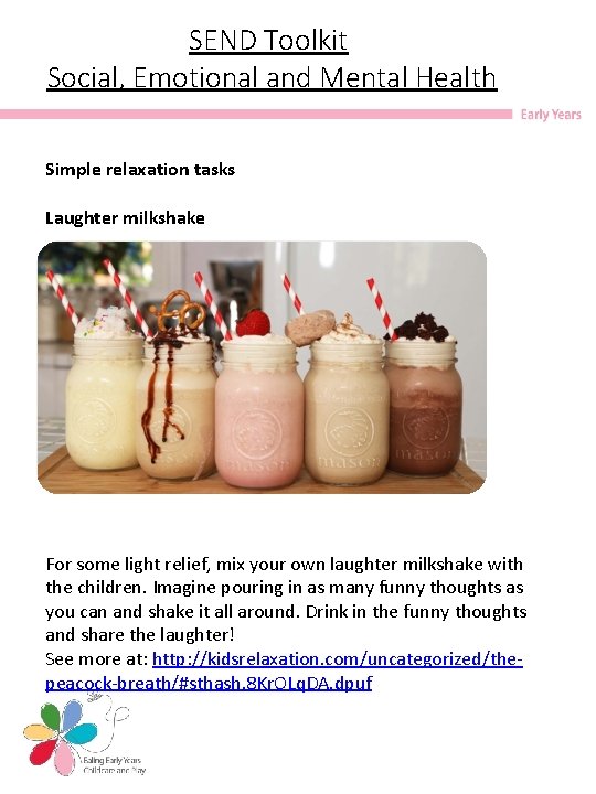 SEND Toolkit Social Emotional and Mental Health Simple