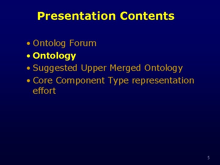 Explicit Semantics for Business Ontology an interim work