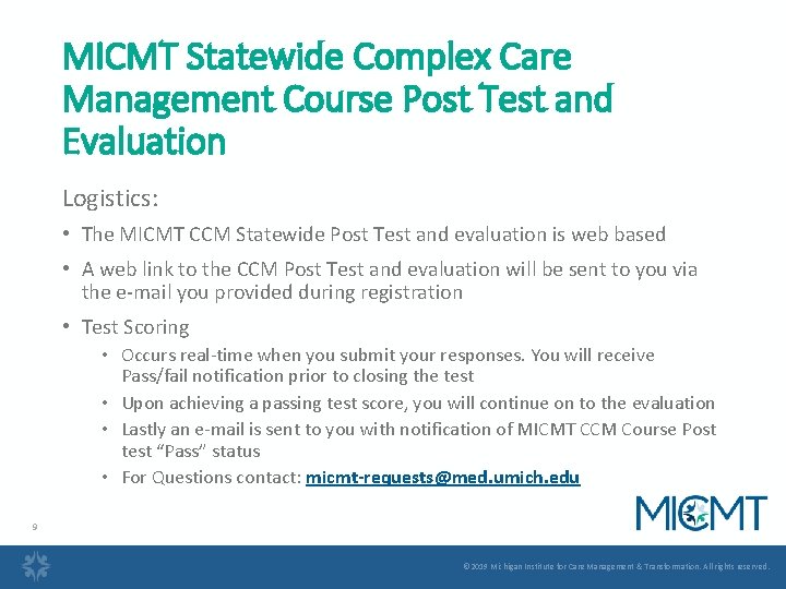 MICMT Complex Care Management Course Introduction and Course