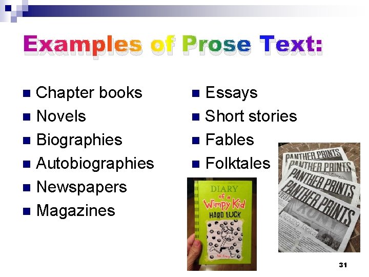TYPES OF WRITING Poetry Prose And Drama Poetry TYPES OF WRITING Poetry Prose And Drama Poetry
