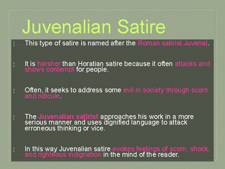 Introduction to Satire Satire Bowl of Mixed Fruits