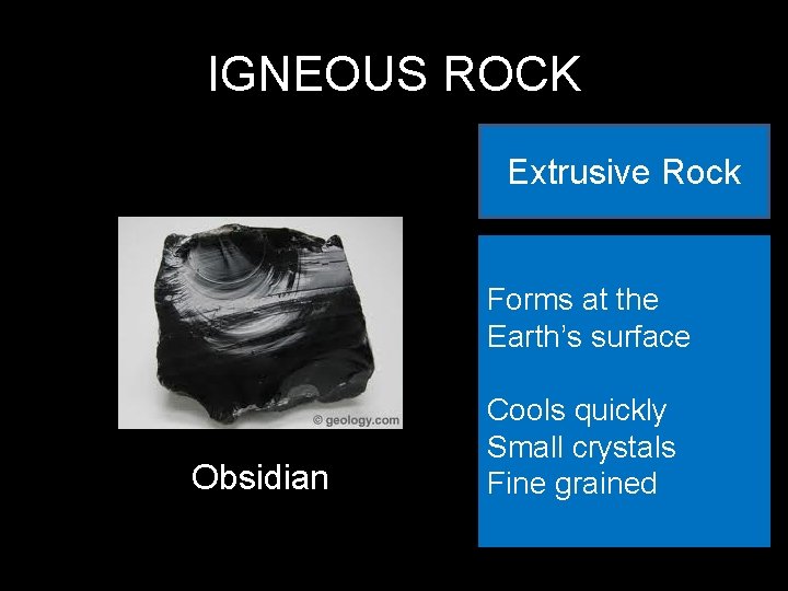 ROCKS AND THE ROCK CYCLE NOT ALWAYS RELIABLE