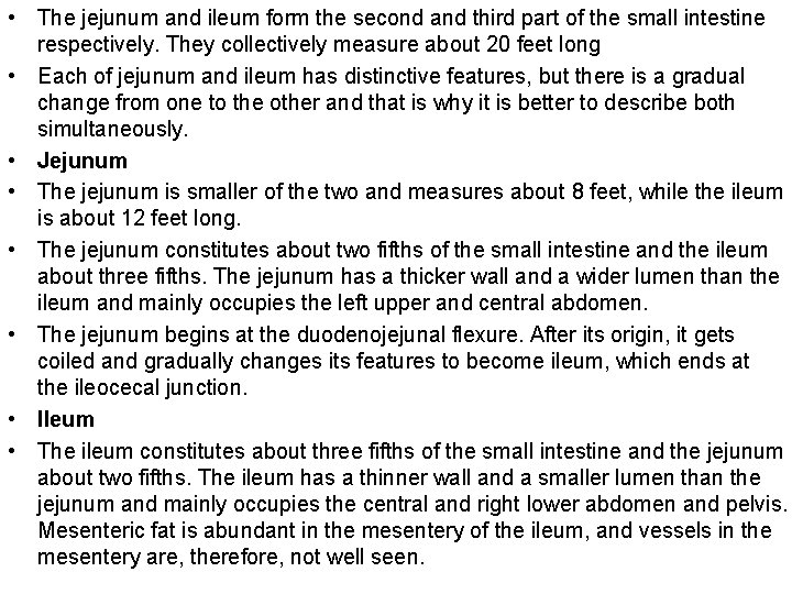 Anatomy and Histology of the GIT hollow organs