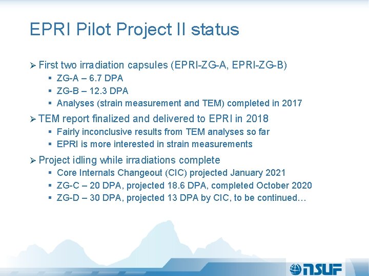 Nuclear Science User Facilities Industry Program and Pilot